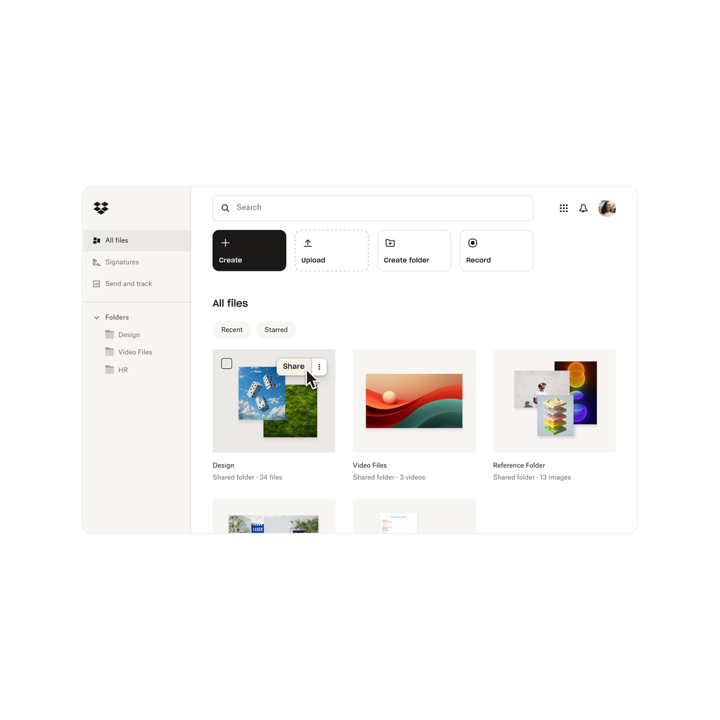 Organized, Secure, Always Accessible - Dropbox