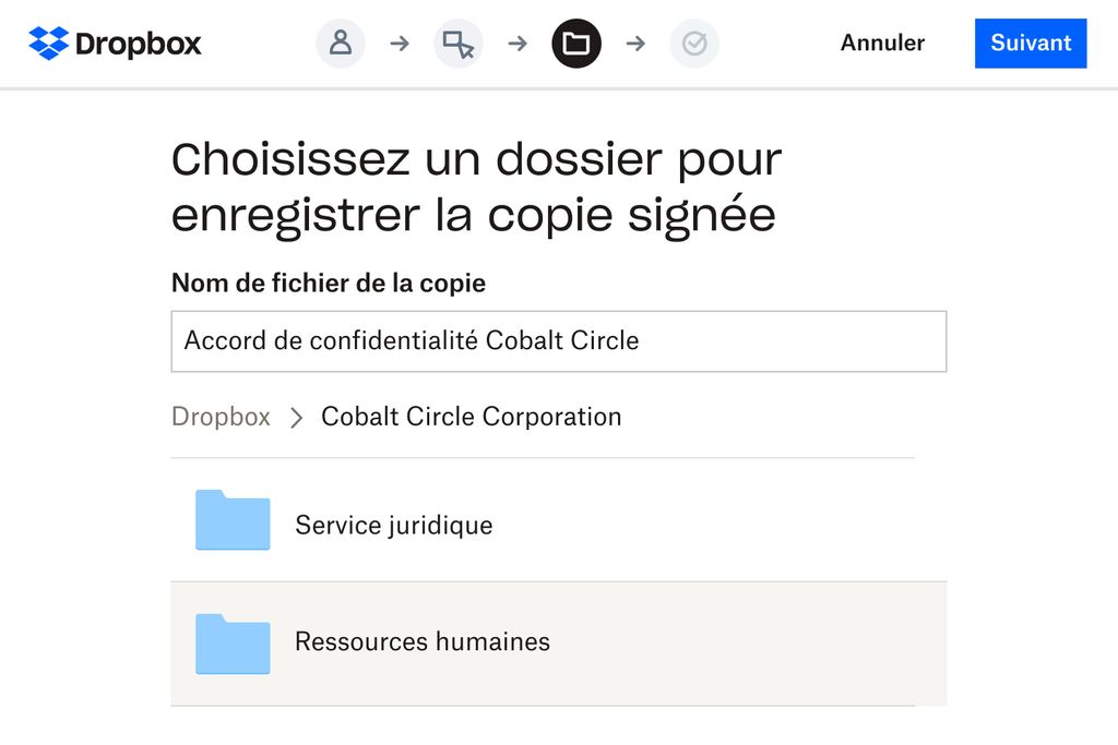 Signatures électroniques dans Dropbox, une technologie Dropbox Sign - Dropbox