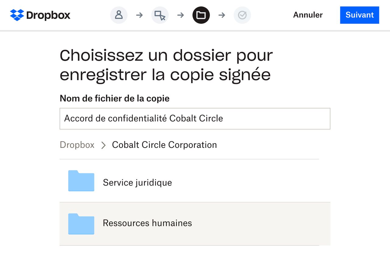 Signatures électroniques dans Dropbox, une technologie Dropbox Sign ...