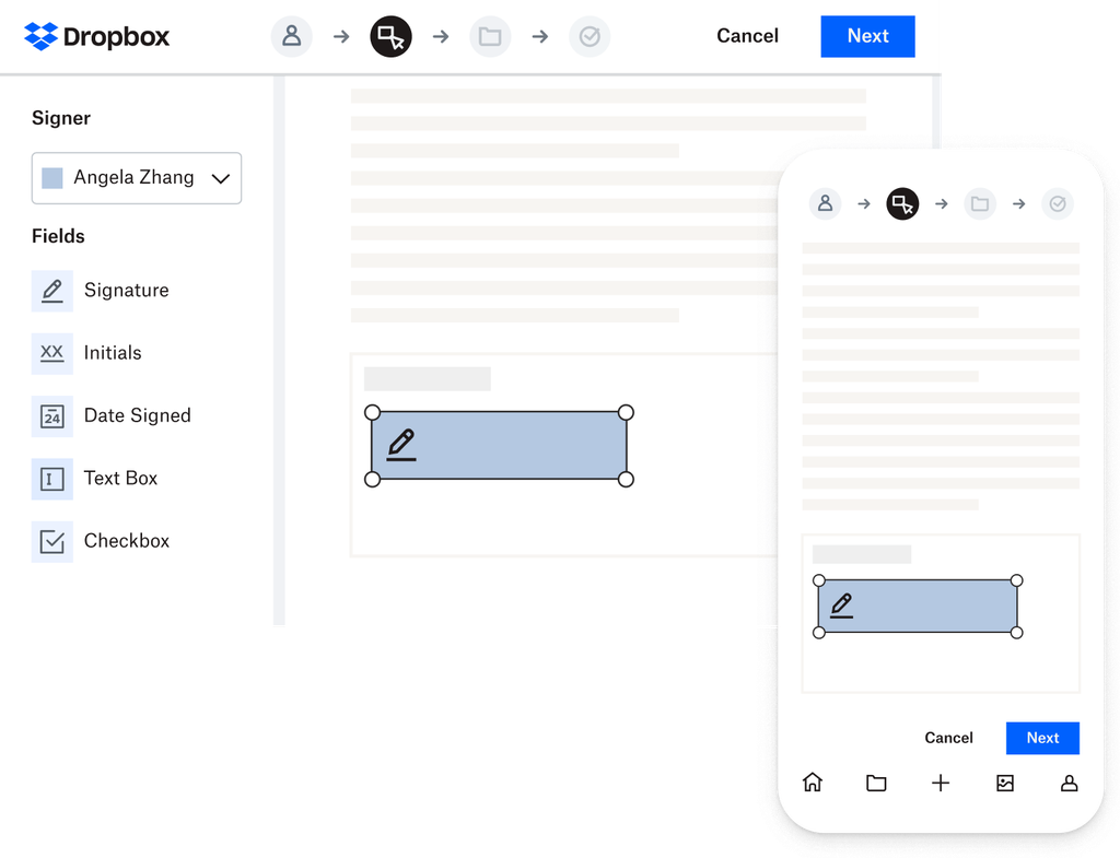 eSignatures in Dropbox, powered by Dropbox Sign - Dropbox