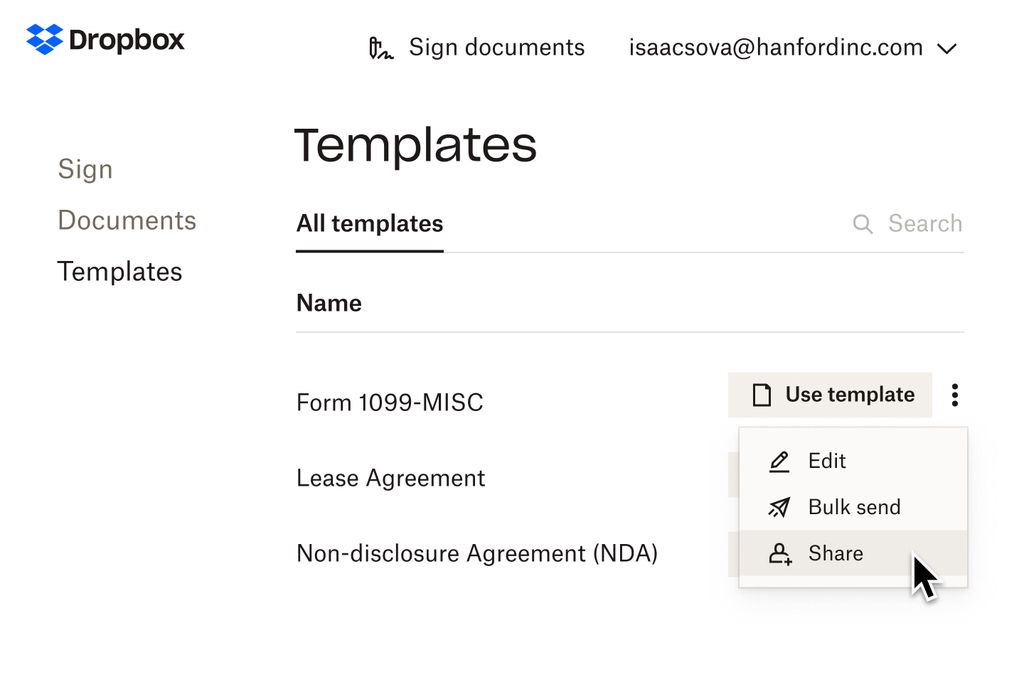 eSignatures in Dropbox, powered by Dropbox Sign - Dropbox
