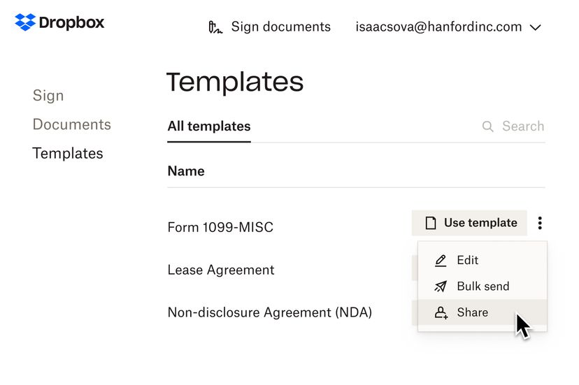 eSignatures in Dropbox, powered by Dropbox Sign - Dropbox