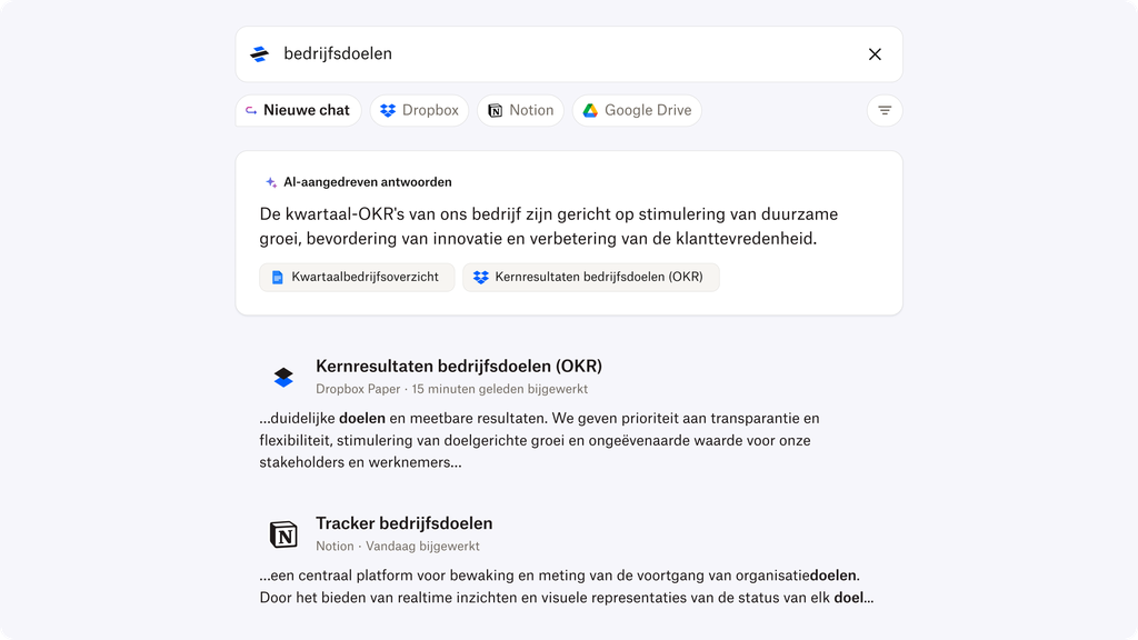 Productupdates van Dropbox voor december 2023