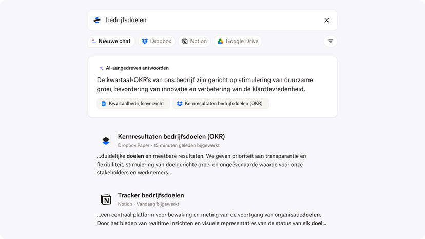 Productupdates van Dropbox voor december 2023
