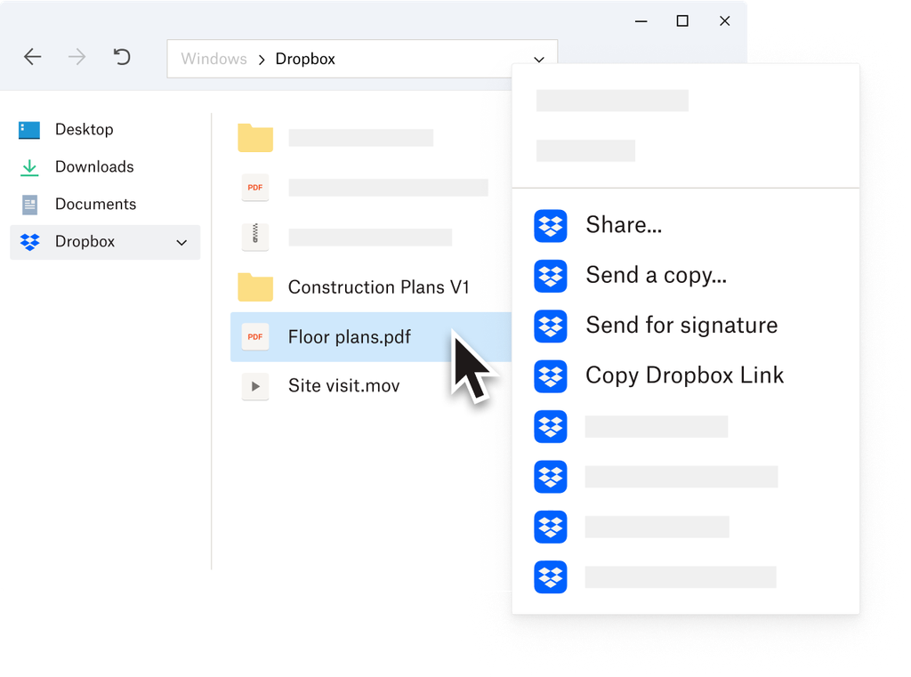 Dropbox Desktop Experience for macOS & Windows