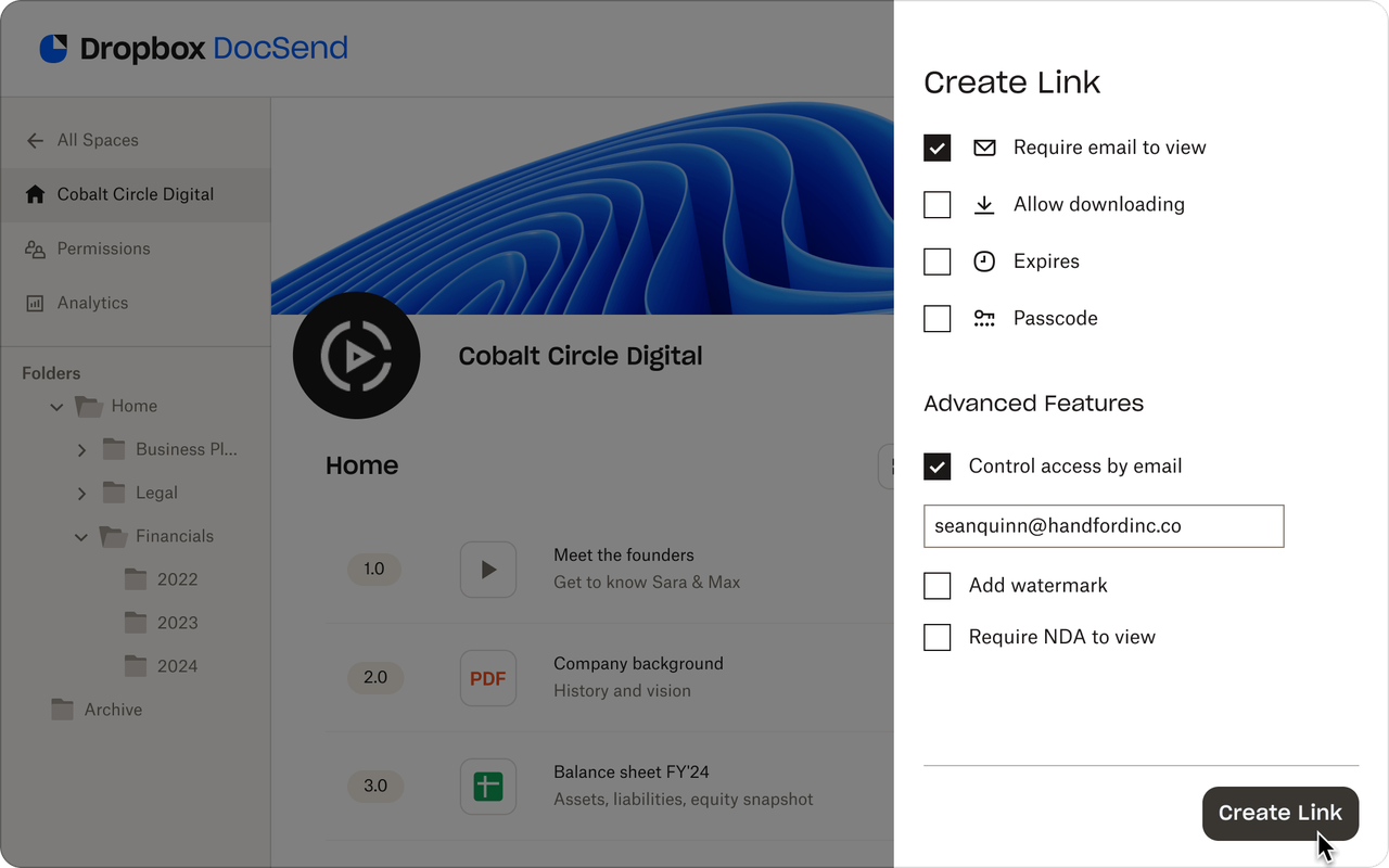 Proposal Management Solution - Dropbox
