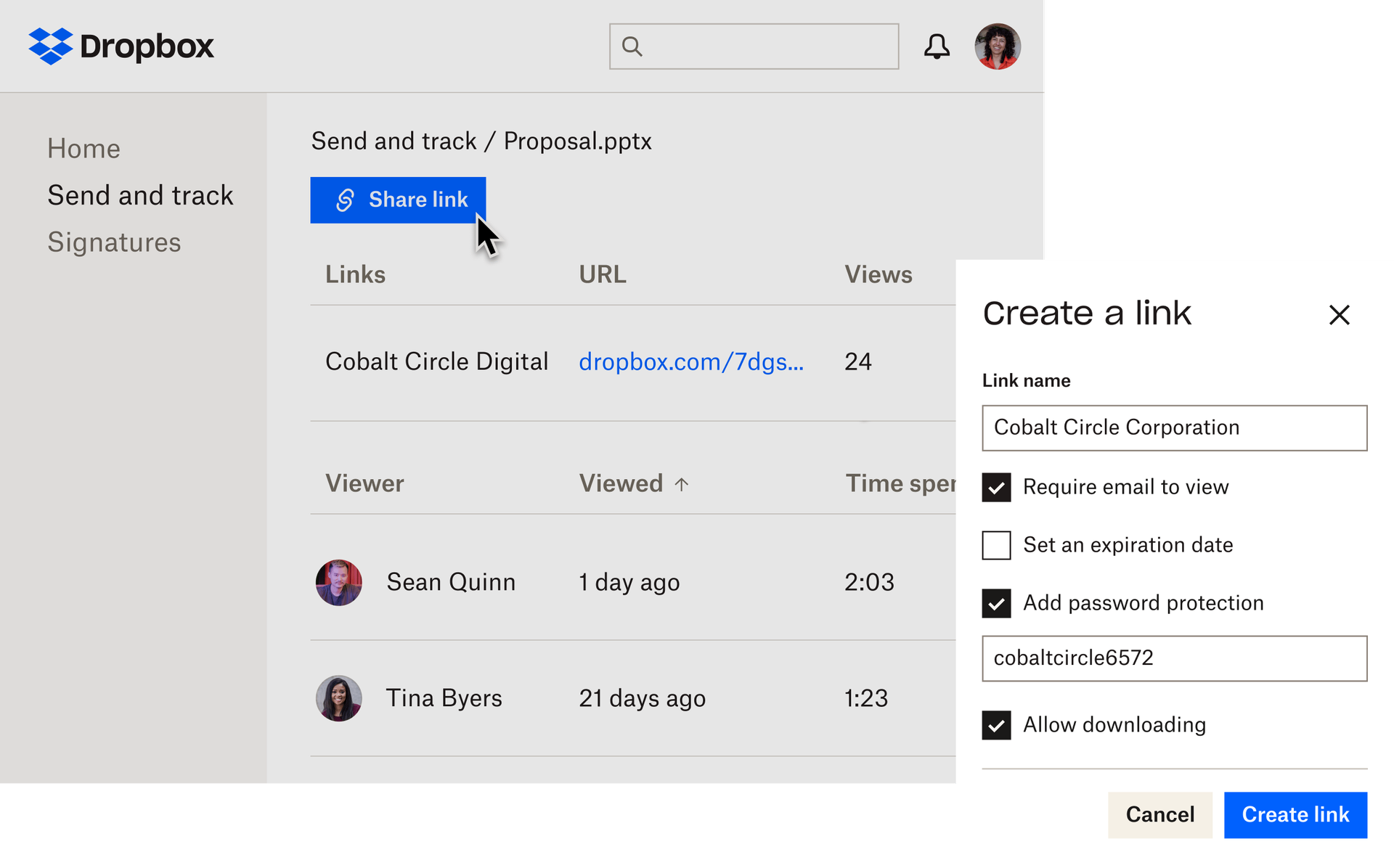Proposal Management Solution - Dropbox