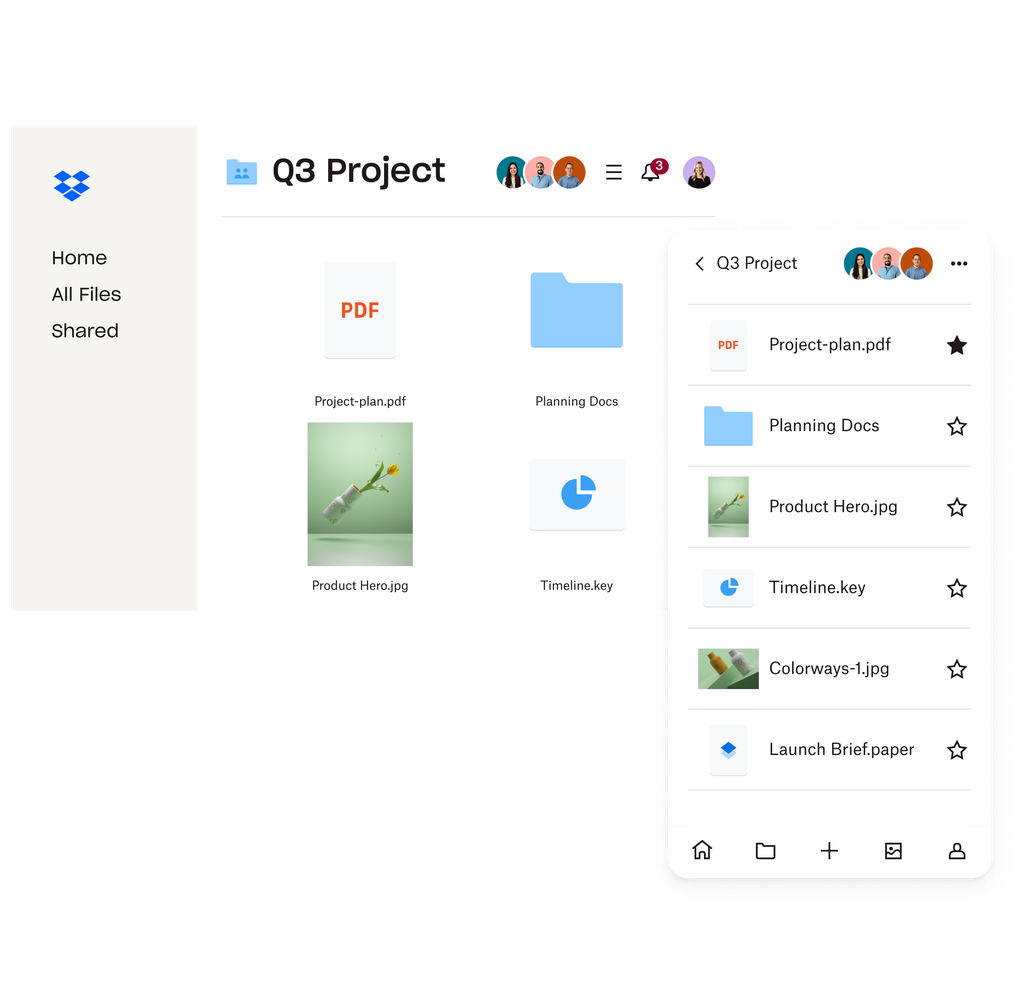 Cloud Storage - Secure Online File Storage - Dropbox