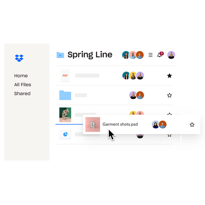 Secure Cloud Document Storage - Dropbox