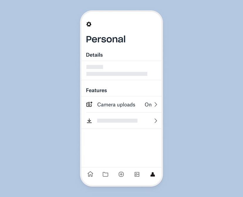 Cloud photo storage and online backup - Dropbox