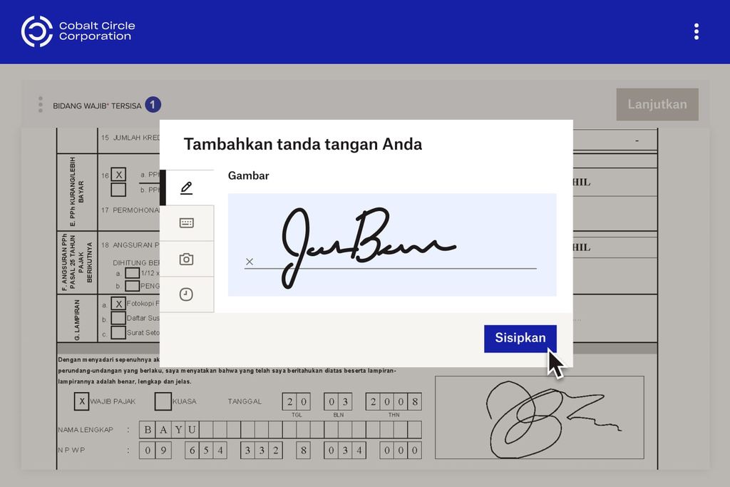 Penandatanganan Tersemat - Permintaan Tanda Tangan Elektronik yang Aman ...