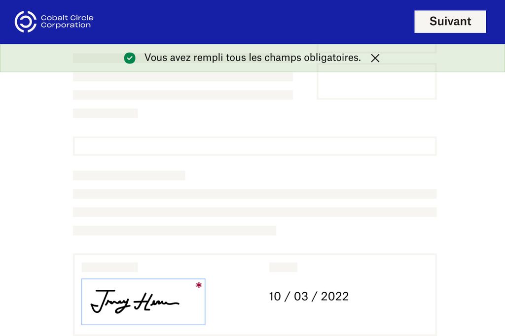 Signature intégrée - Demandes de signature électronique sécurisées ...