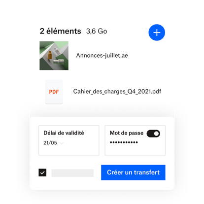 Le transfert de fichiers pour un partage rapide et sécurisé – Dropbox