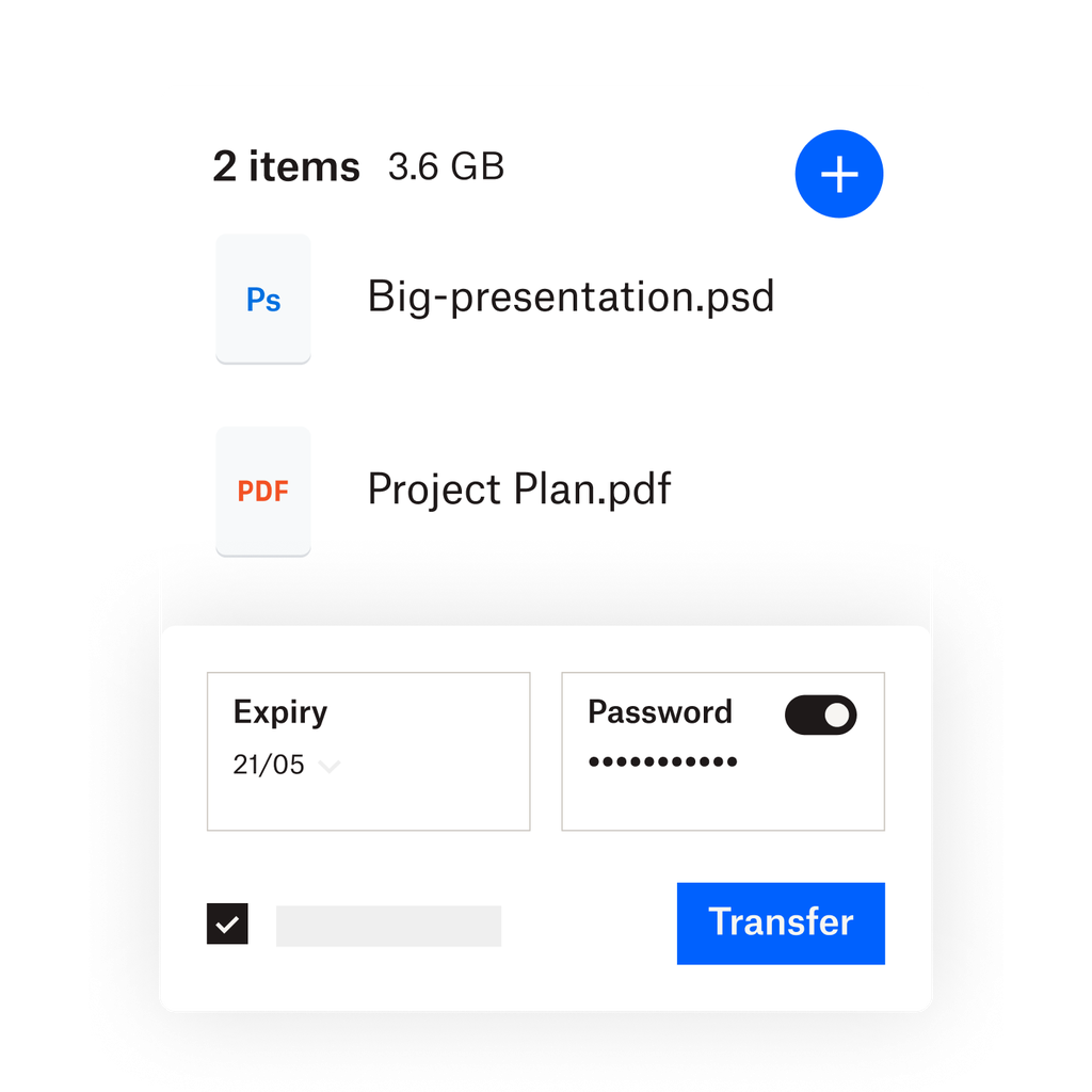 Easily Send and Transfer Large Files - Dropbox