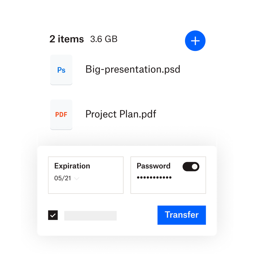 Easily Send and Transfer Large Files - Dropbox
