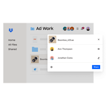 Secure File Sharing - Share Documents and Links - Dropbox