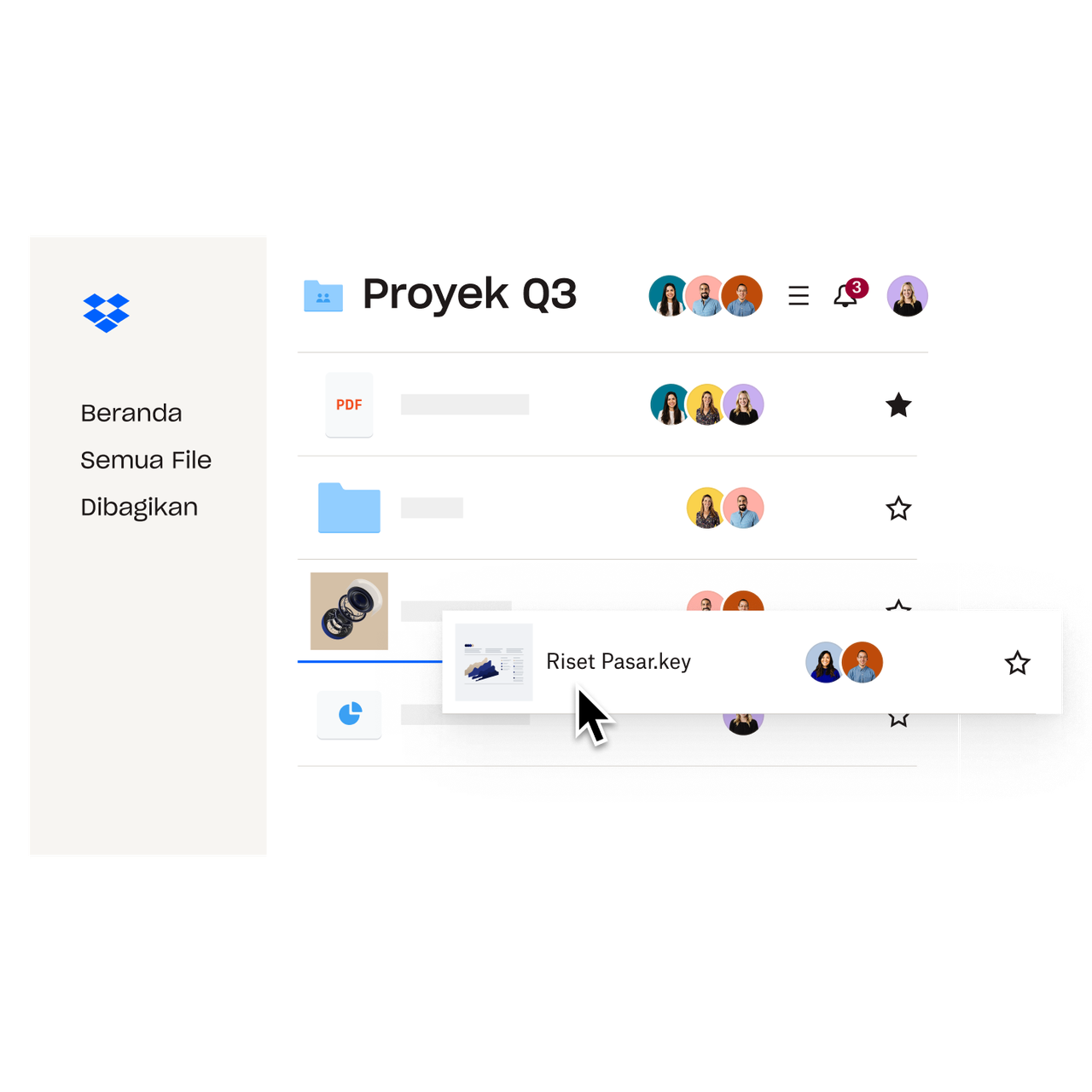 Berbagi File Aman - Bagikan Dokumen dan Tautan - Dropbox