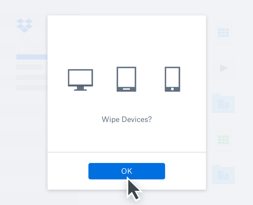 Remote Wipe and Data Security - Dropbox