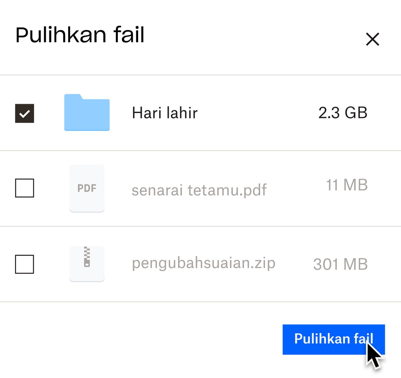 Setiap fail yang anda simpan, kongsi atau terima, dilindungi oleh ...