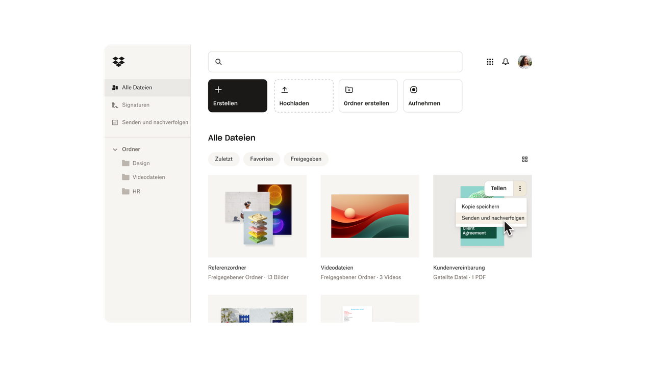 Was kann ich mit Dropbox tun? – Übersicht – Dropbox