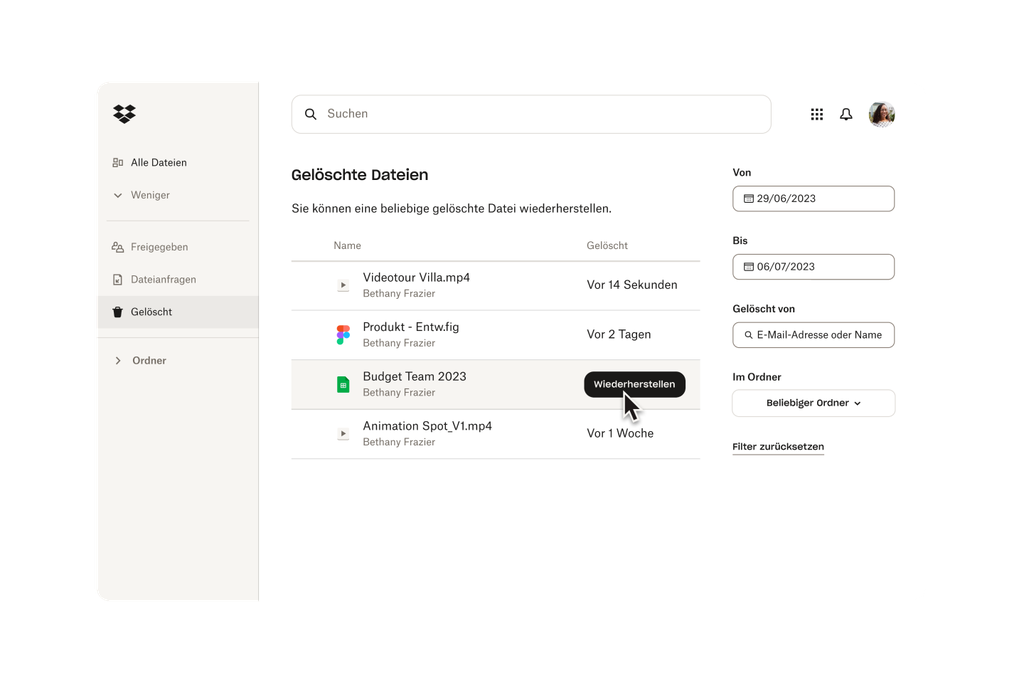 Was kann ich mit Dropbox tun? – Übersicht – Dropbox