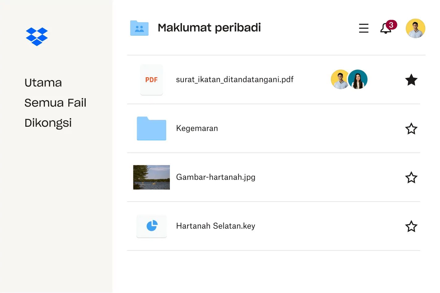 Akses Fail Di Mana-mana Sahaja dengan 2 TB Simpanan - Dropbox Plus
