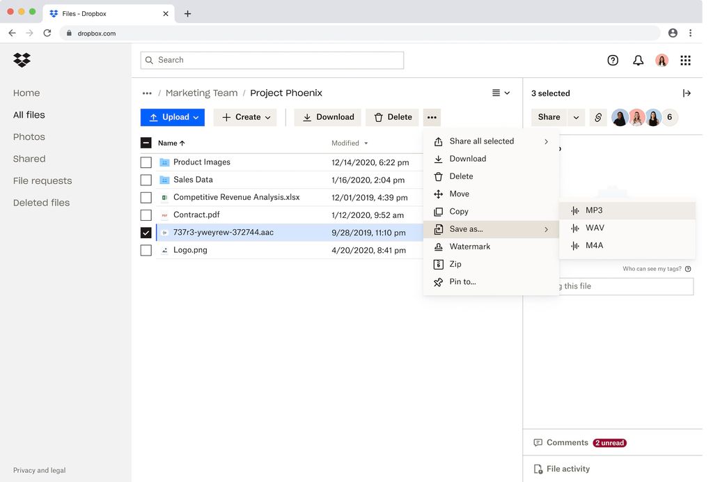 Dropbox Product Updates - April 2022