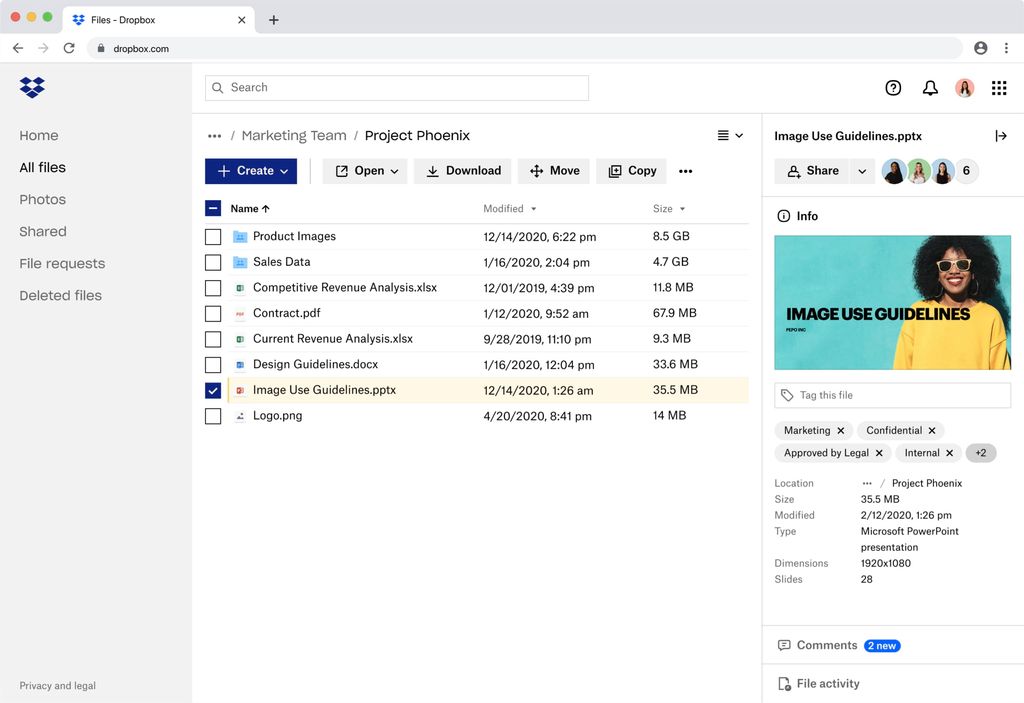 Dropbox Product Updates - April 2022