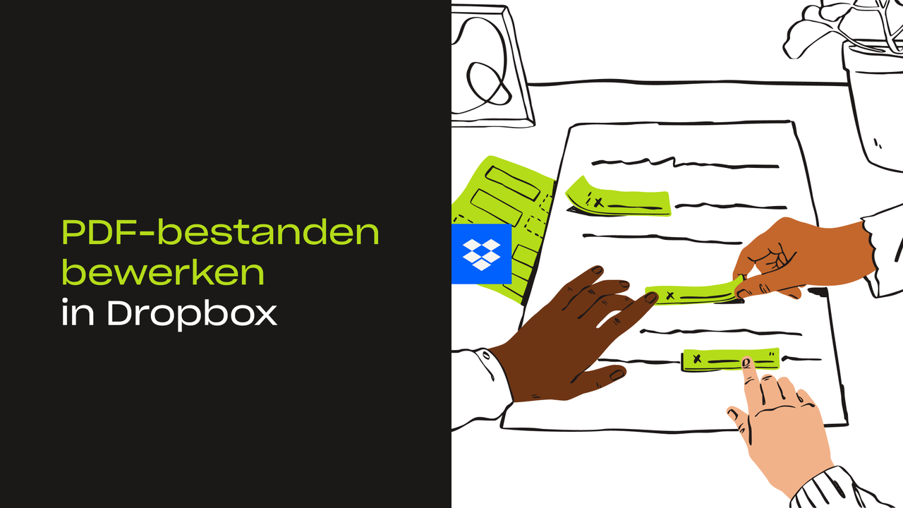 Een pdf-bestand converteren naar een invulbaar formulier - Dropbox