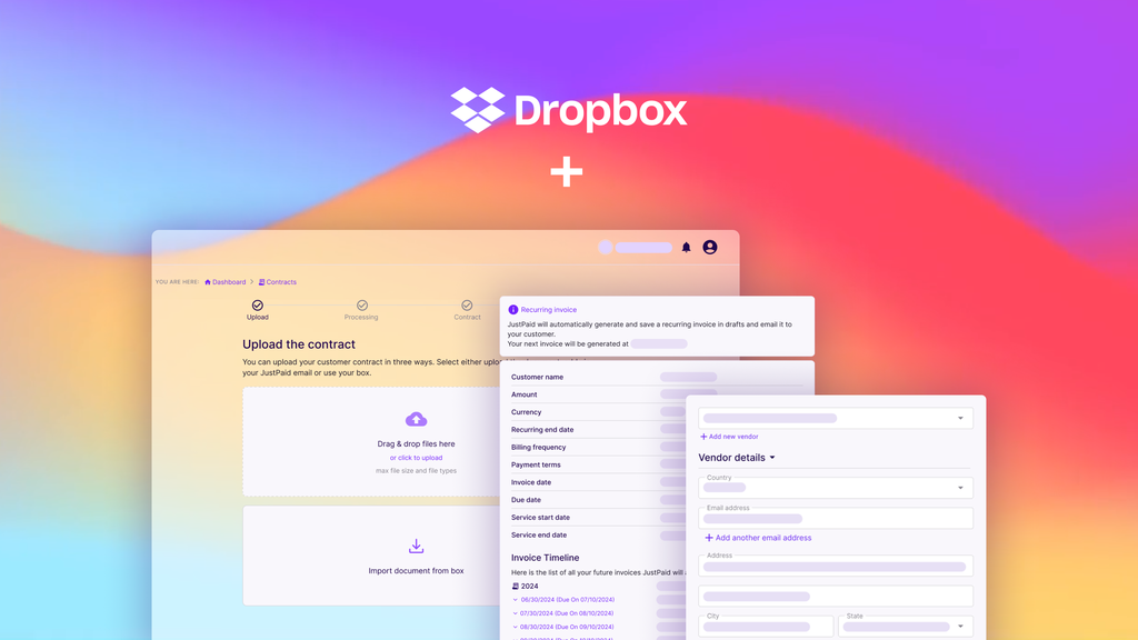 Dropbox and JustPaid Partnership - Dropbox